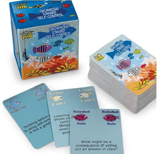 Play 2 Learn Go Fish: Swimming Toward Self Control Card Game – SR ...