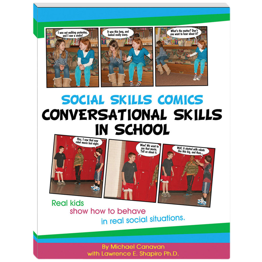 Social Skills Comics for Kids: Conversational Skills in School – SR ...